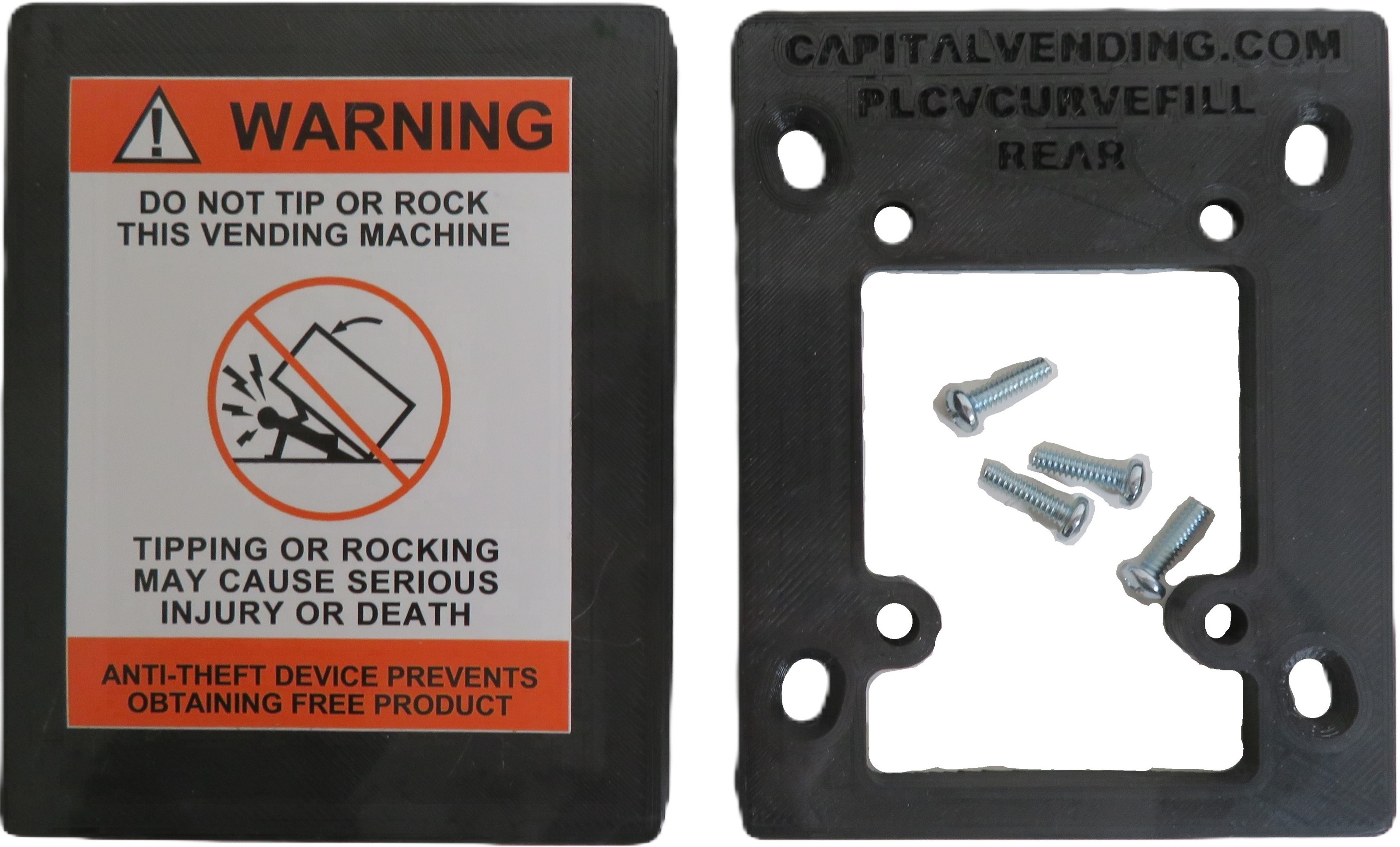 Card Reader Patch Plate for a Curved Panel/Bezel Vending Machine ...